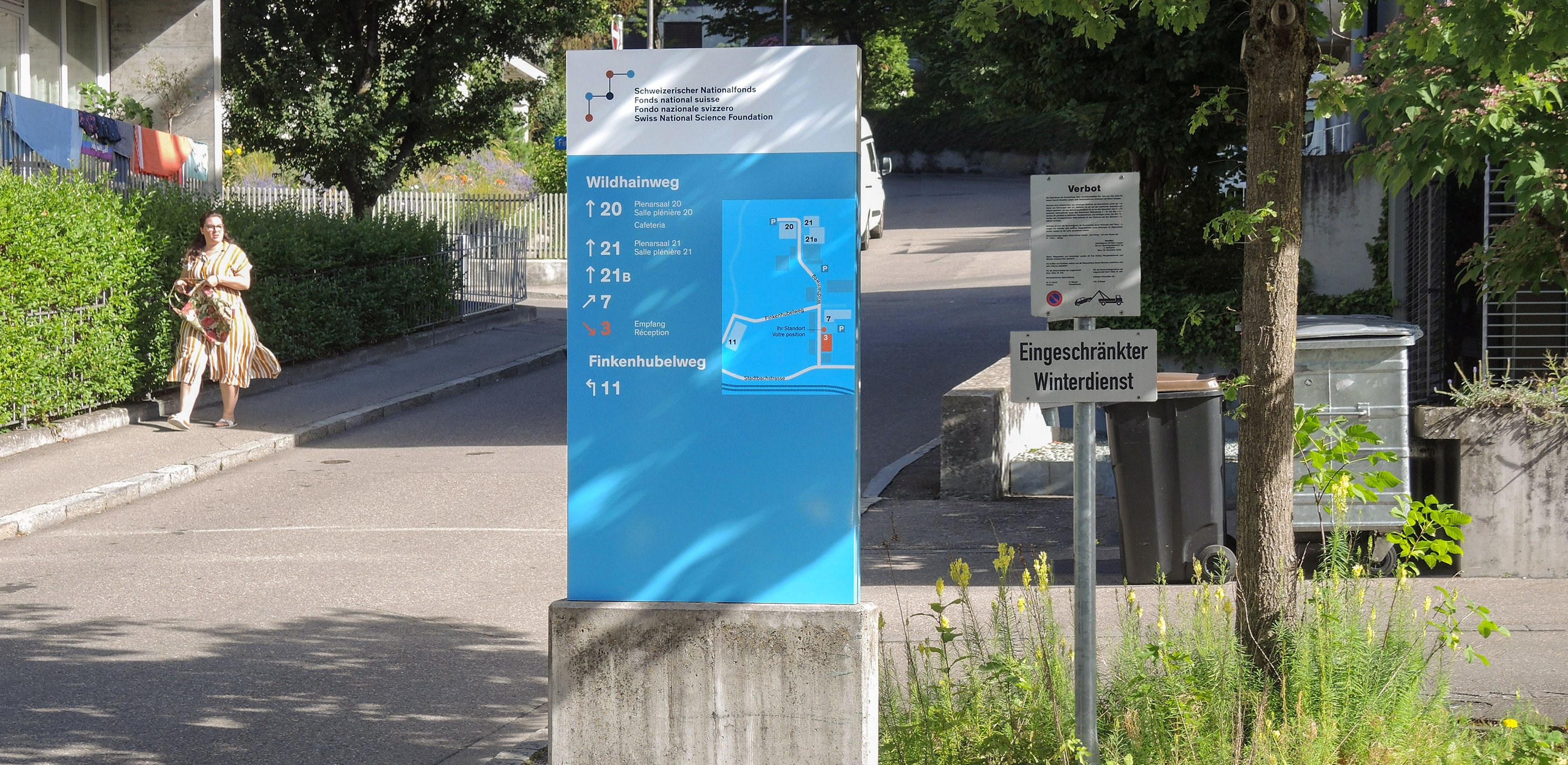 Signaletik, Orientierungssystematik vom Atelier Leuthold